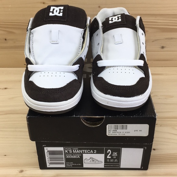 DC | Shoes | Dc Manteca 2 Dark Chocolate White Youth Nib | Poshmark